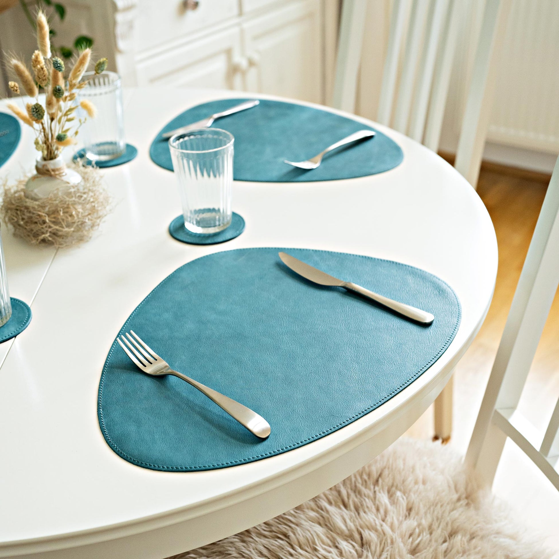 Erstaunlich Tischset Leder Depot Bild